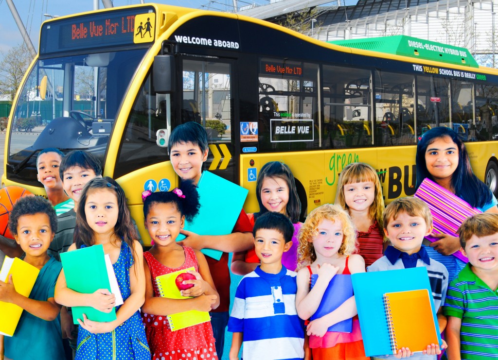 banner - Yellow School Bus